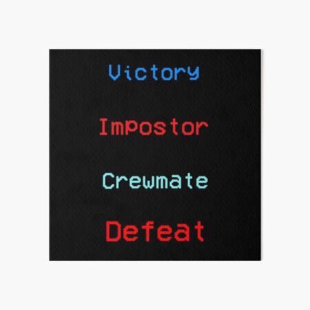 "Among us text pack" Art Board Print for Sale by littlecamkoala | Redbubble