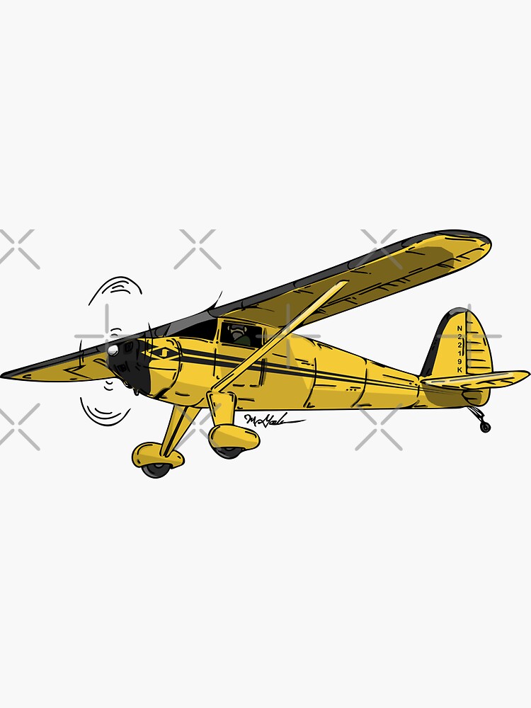 "Luscombe 8A N2219K" Sticker for Sale by Statepallets | Redbubble