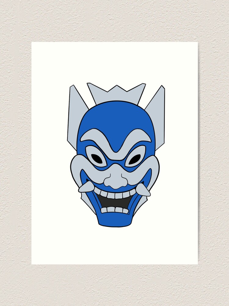 "Blue Spirit Mask | Avatar: The Last Airbender" Art Print for Sale by ...
