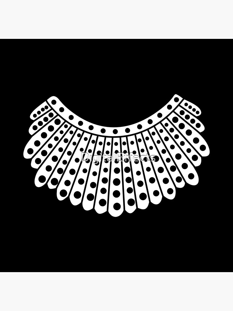 "Notorious RBG, RBG Collar, Ruth Bader Ginsburg" Art Print for Sale by ...