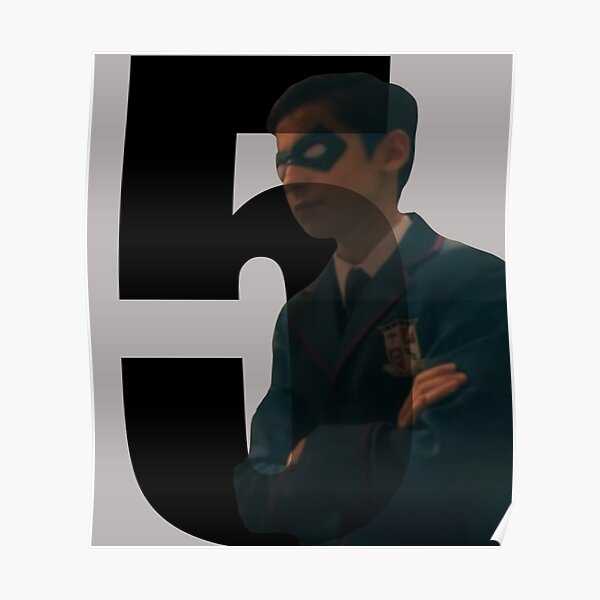 "Five Hargreeves" Poster for Sale by mariaadesigns | Redbubble