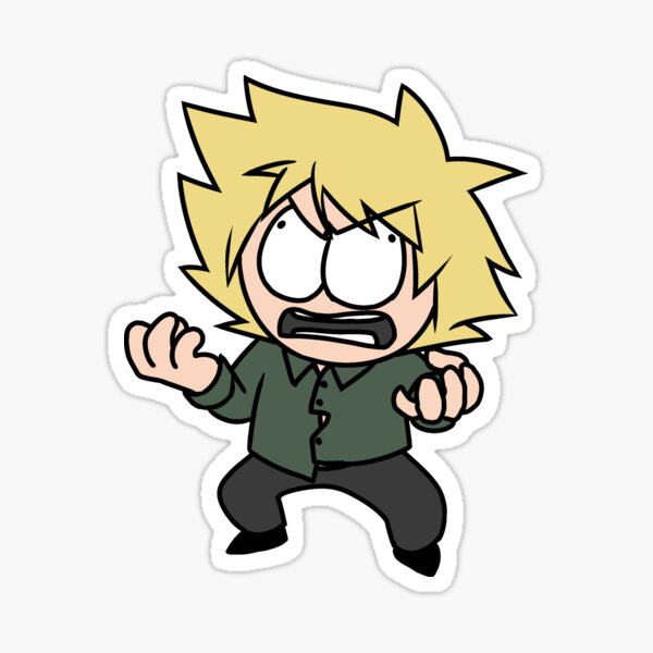 "Angry Tweek 2: Scream" Sticker for Sale by iiamti | Redbubble
