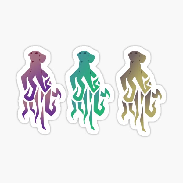 "Neon Octopi" Sticker for Sale by GillsTheFish | Redbubble