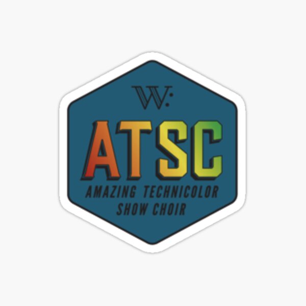 "atsc logo" Sticker by taryn061 | Redbubble