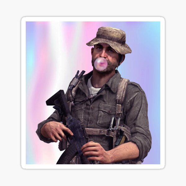 "captain price" Sticker by Hamditariq | Redbubble