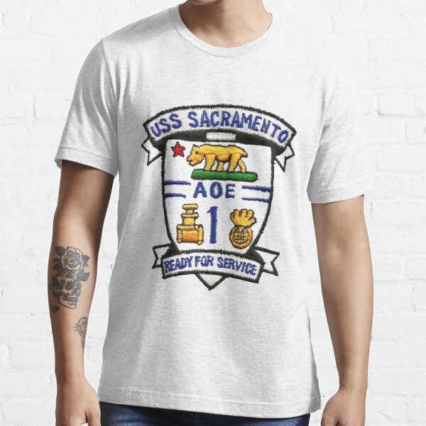 "AOE-1 USS Sacramento" T-shirt for Sale by Quatrosales | Redbubble ...