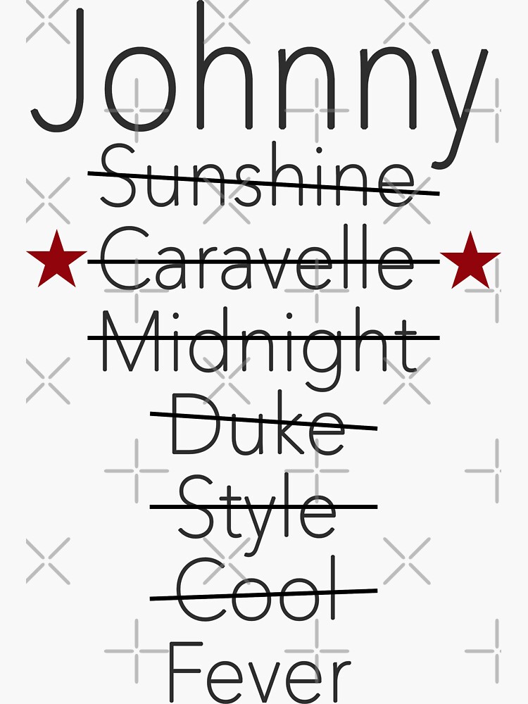 "WKRP | Dr. Johnny Fever " Sticker for Sale by dwinburn | Redbubble