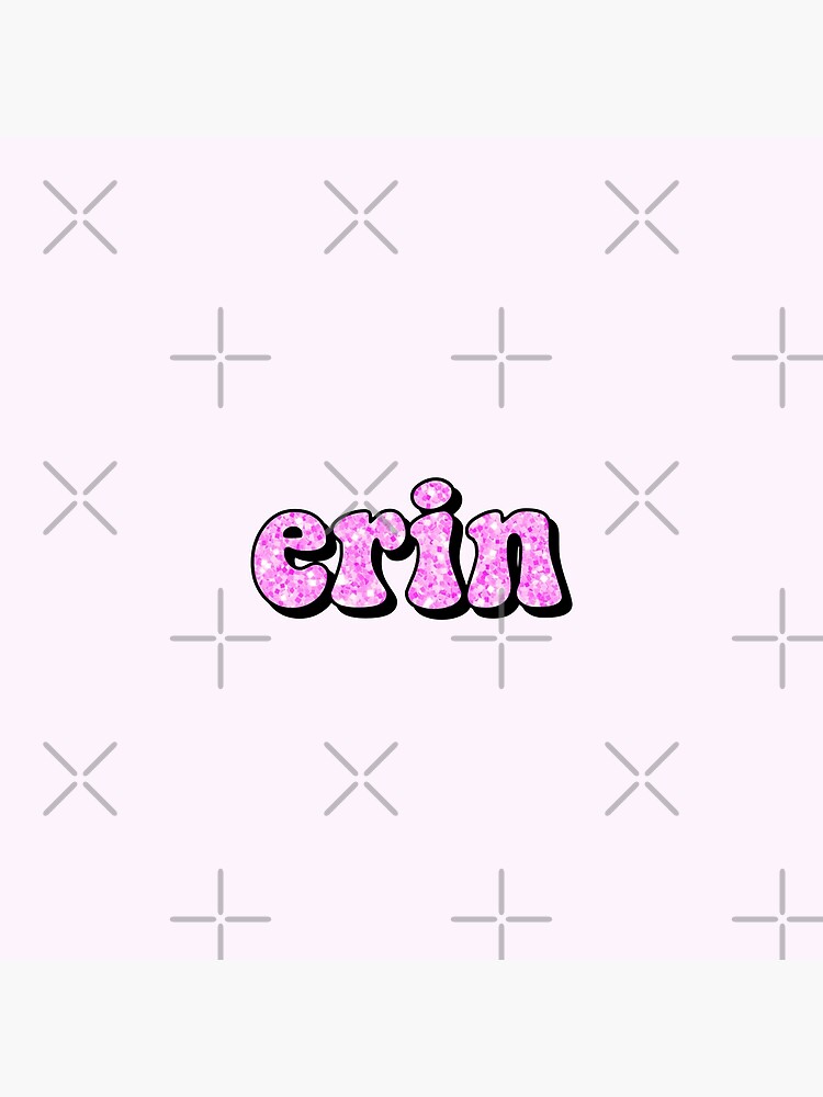 "aesthetic hot pink glitter erin name" Art Print for Sale by STAR10008 ...