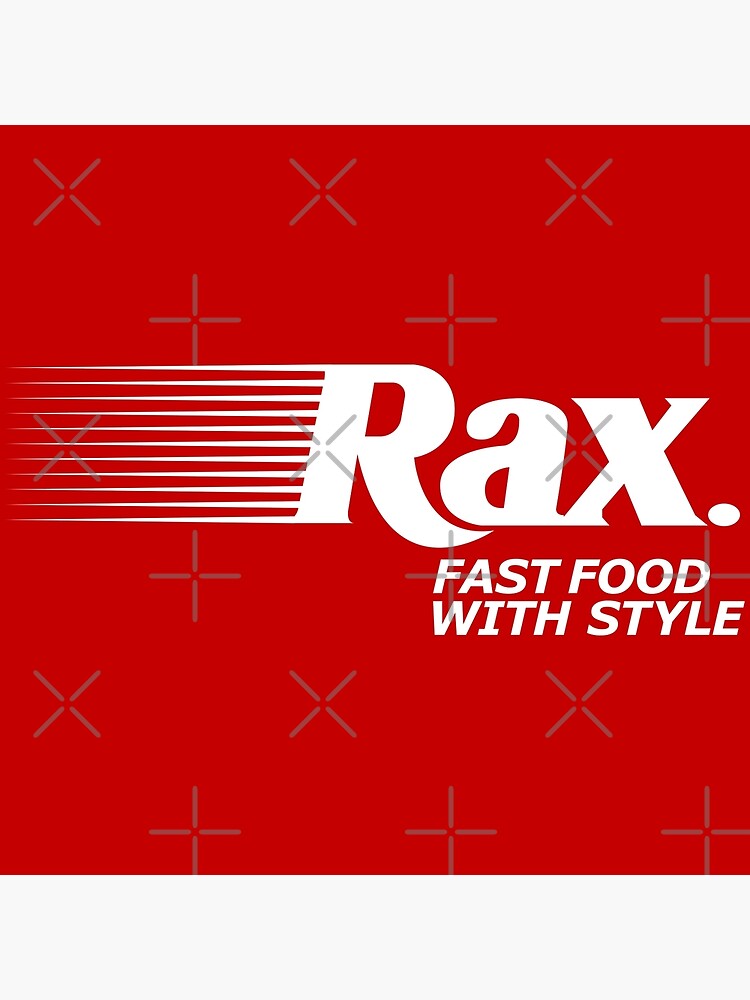 "Rax Restaurant Design | 80s and 90s Defunct Restaurant" Art Print for ...