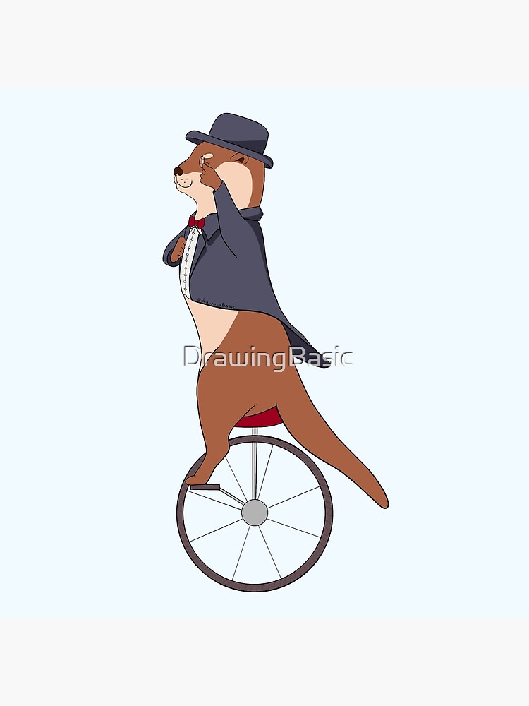 "Fancy Otter" Poster for Sale by DrawingBasic | Redbubble