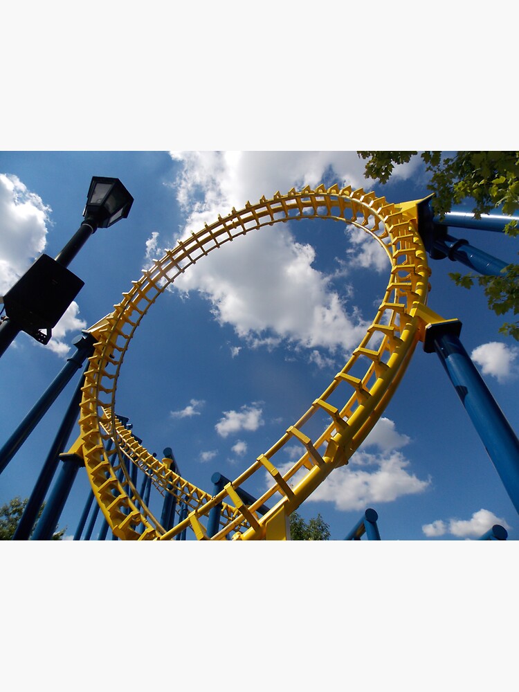 "NightHawk at Carowinds Roller Coaster" Sticker for Sale by CoasterLife ...