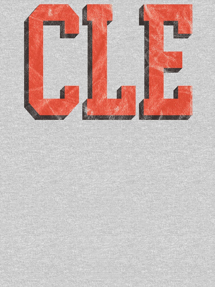 "CLE (Cleveland)" T-shirt for Sale by CreativeSatchel | Redbubble ...