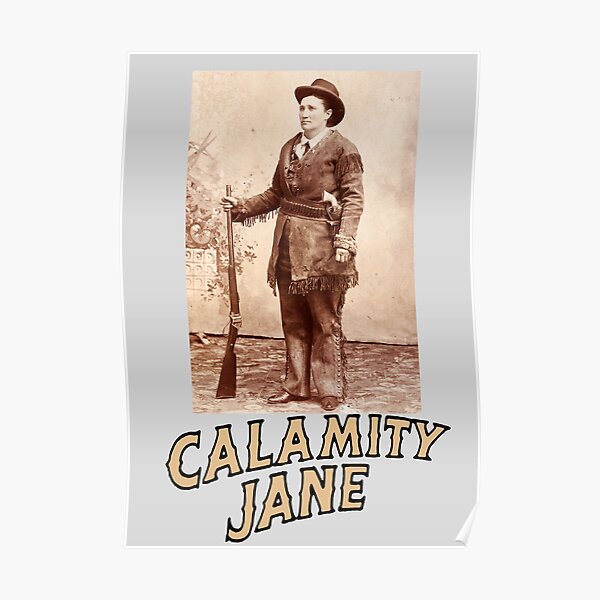 "Calamity Jane (portrait) " Poster for Sale by Murray-Mint | Redbubble