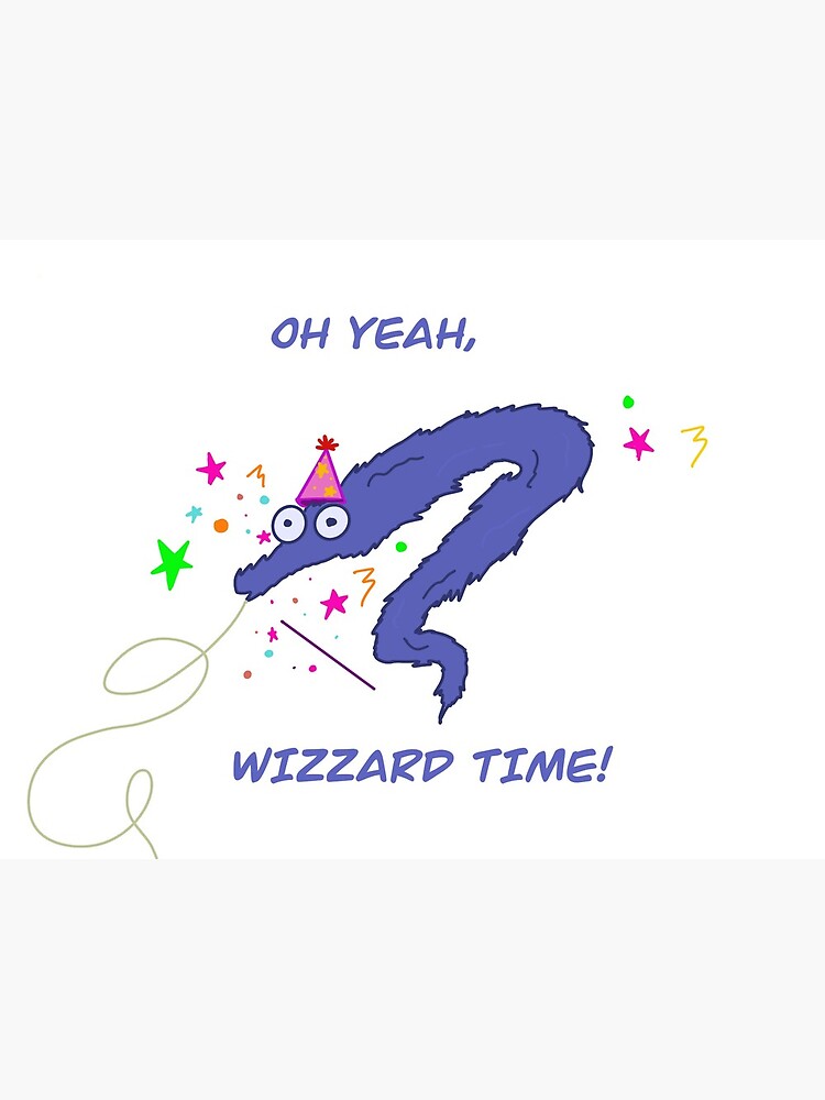 "Wizard Time worm meme! " Art Print for Sale by mychemicalregan | Redbubble