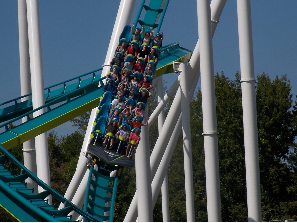 "Fury 325 at Carowinds Roller Coaster" by CoasterLife | Redbubble