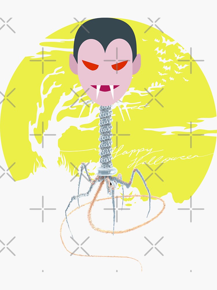 "MEDICAL LABORATORY SCIENTIST HALLOWEEN FULL MOON VAMPIRE PHAGE DRACULA ...