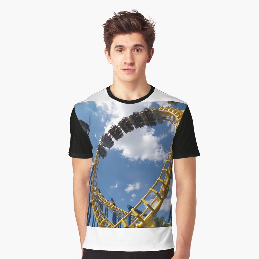 "NightHawk at Carowinds Roller Coaster" Sticker for Sale by CoasterLife ...