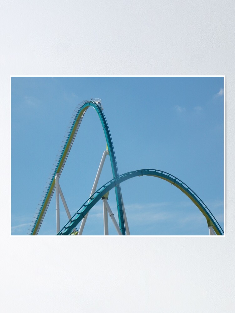"Fury 325 at Carowinds Roller Coaster" Poster for Sale by CoasterLife ...