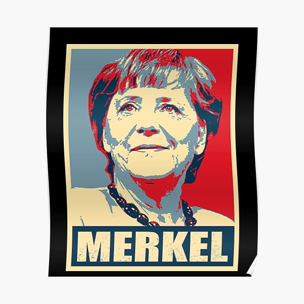 Poster: Angela Merkel | Redbubble