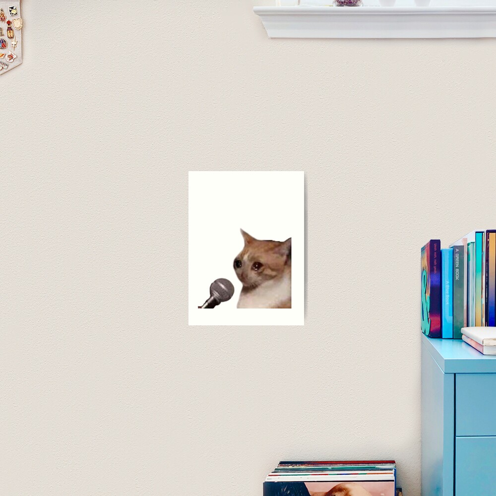 "Crying Cat Microphone Meme - Crying Cat Meme Crying Cat Microphone ...