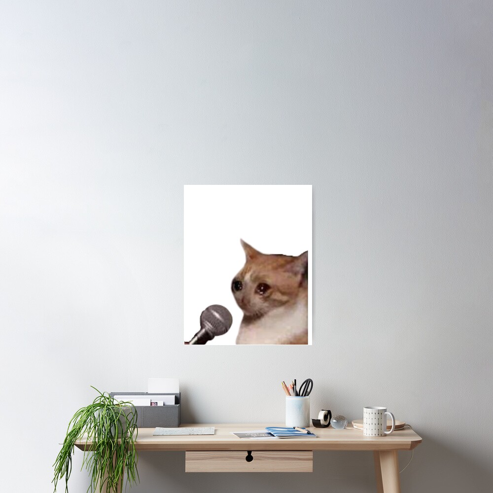 "Crying Cat Microphone Meme - Crying Cat Meme Crying Cat Microphone ...