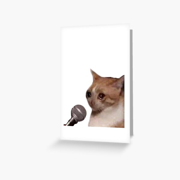 "Crying Cat Microphone Meme - Crying Cat Meme Crying Cat Microphone ...