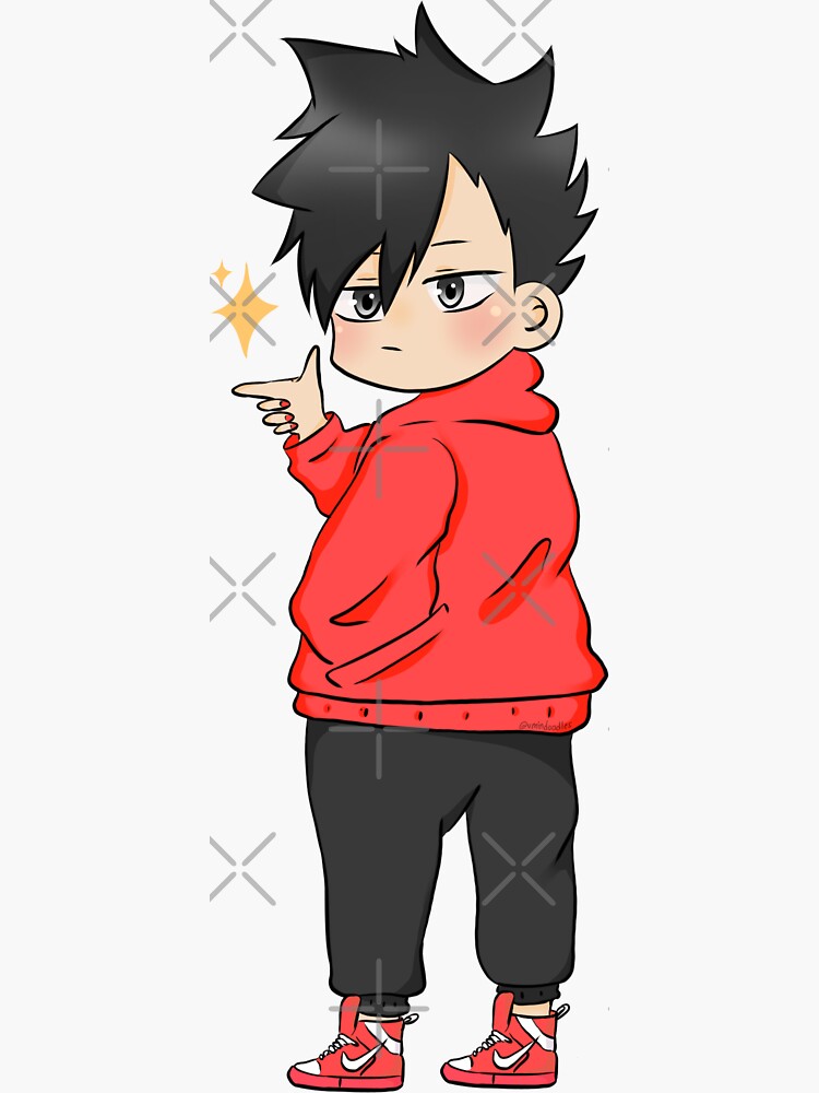 "Kuroo" Sticker for Sale by khushimali | Redbubble