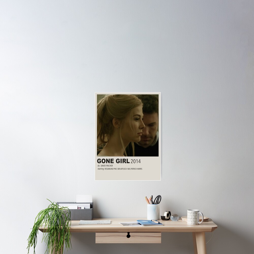 "gone girl (fan made) poster" Poster for Sale by waakeme-up | Redbubble