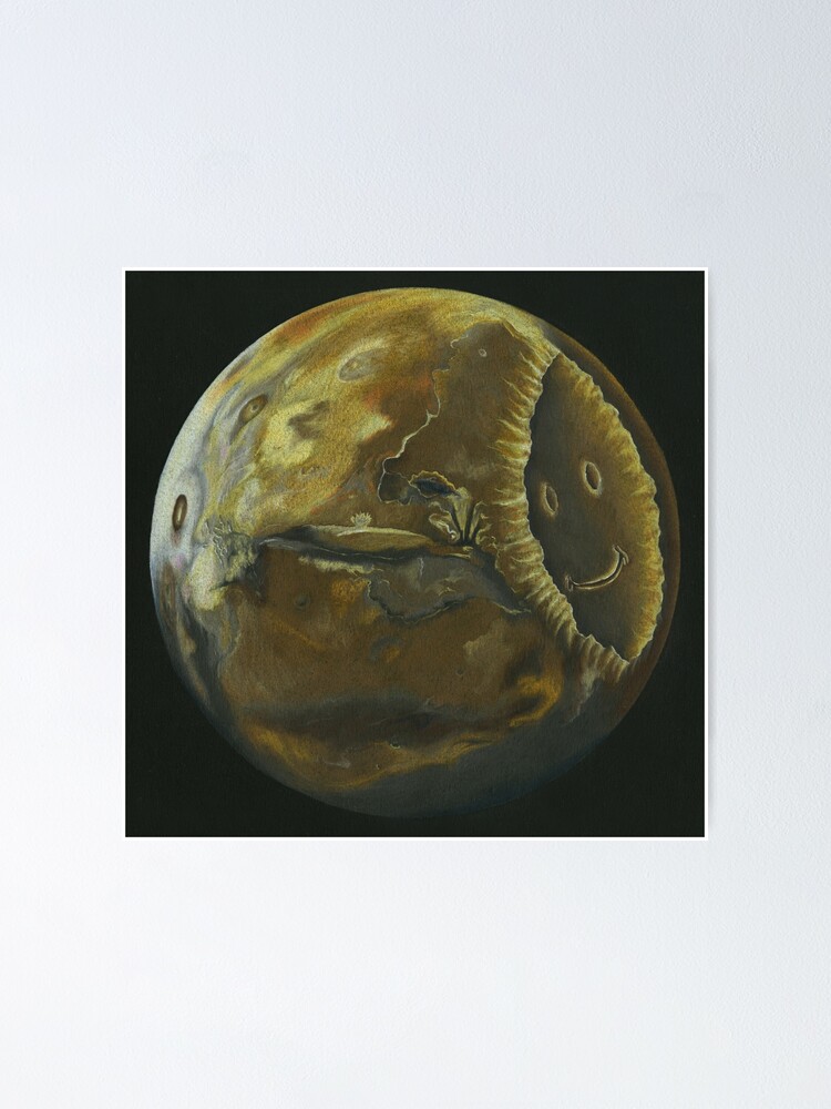 "Happy Mars" Poster by ZacharyErberich | Redbubble