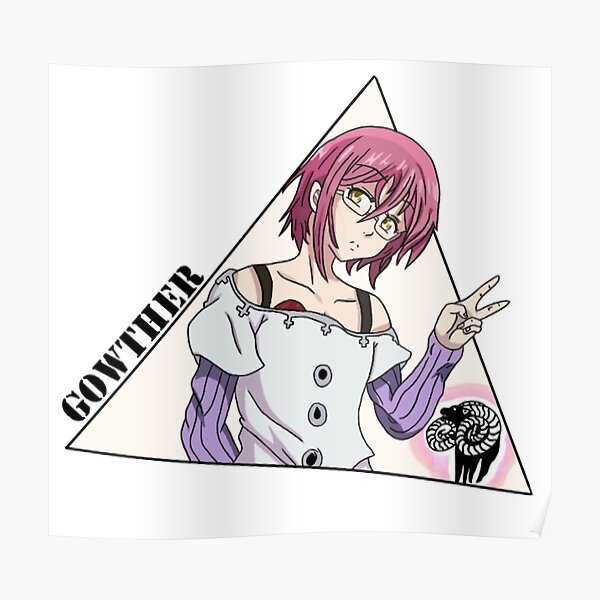 Póster «Gowther, Nanatsu No Taizai» de RodrigoDesigner | Redbubble