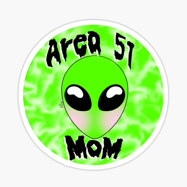 "Area 51 mom icon " Sticker for Sale by area51-mom | Redbubble