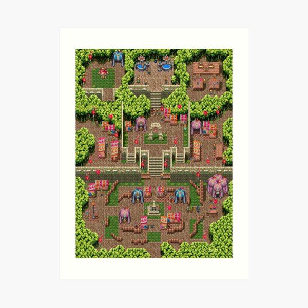 "Chrono Trigger Leene Square Millennium Fair" Art Print for Sale by gin ...
