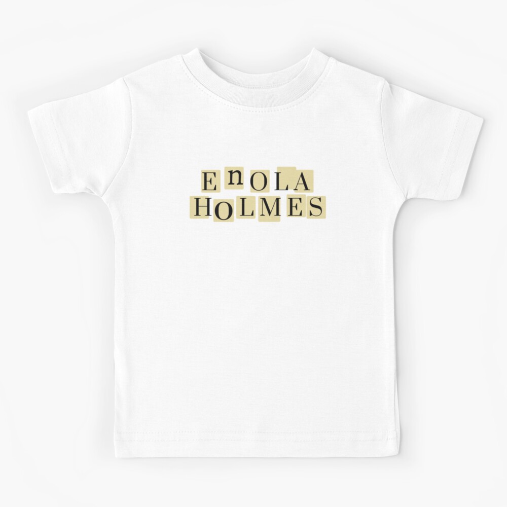 "Enola Holmes Design" Kids T-Shirt for Sale by collazodesigns | Redbubble
