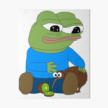 "Apu Apustaja - Kiwi Bird Pepe" Art Board Print for Sale by PboyAMR ...