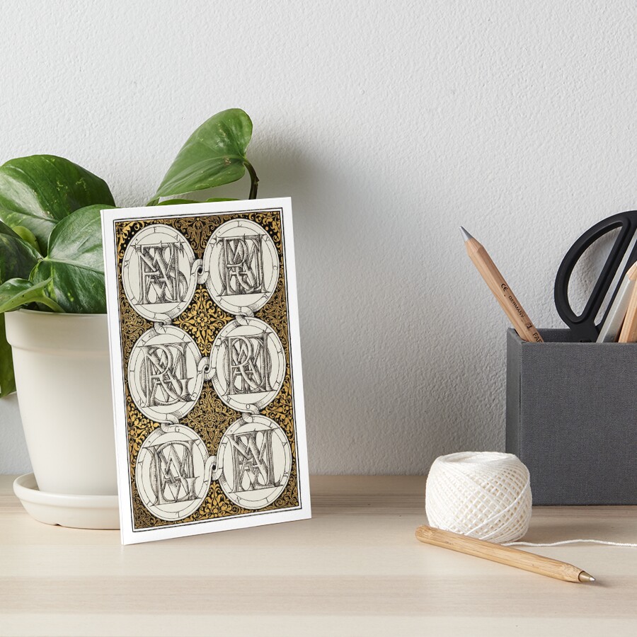 "Vintage Latin Calligraphy - Illustrious Women of Ancient Rome" Art ...