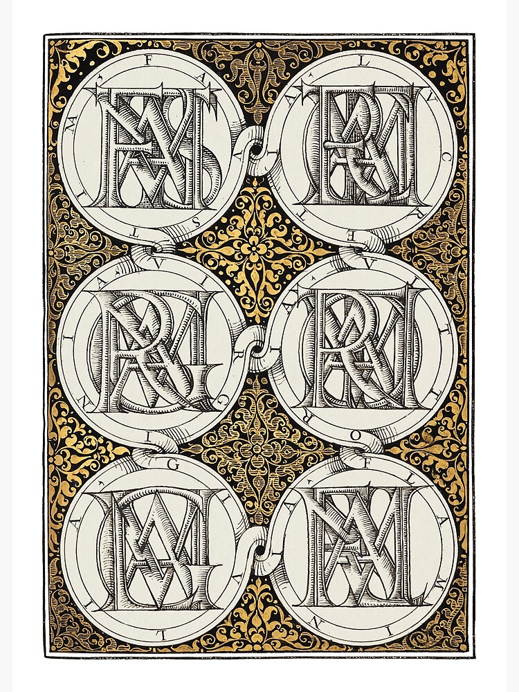 "Vintage Latin Calligraphy - Illustrious Women of Ancient Rome" Art ...