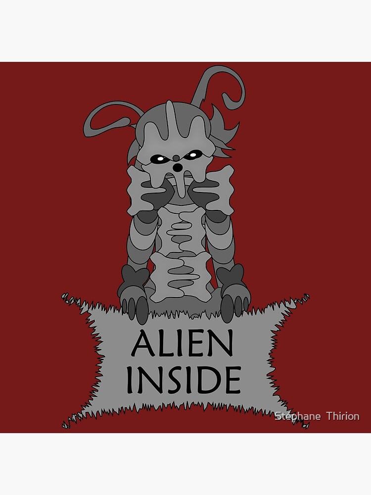 "Alien inside metal robot skeleton" Poster for Sale by etixcreation ...