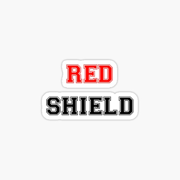 "whs red shield" Sticker by taryn061 | Redbubble
