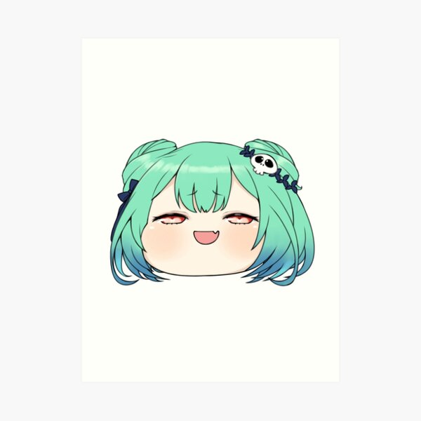 "Uruha Rushia Chibi" Art Print for Sale by ace1021 | Redbubble