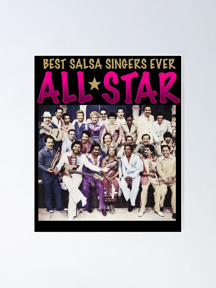 "Best Salsa Singers Color" Poster for Sale by LeoZitro | Redbubble