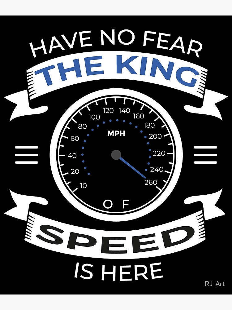 "Speed Racing Speedometer Drag Race Tuning" Poster by RJ-Art | Redbubble