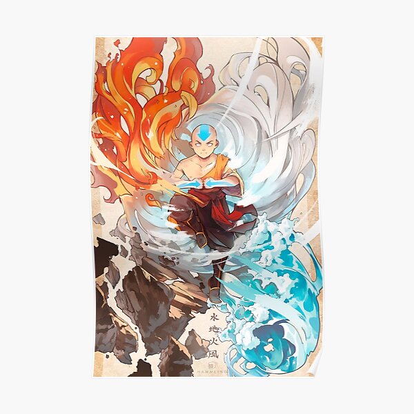 "avatar the last airbender avatar state" Poster by rwoodr5 | Redbubble