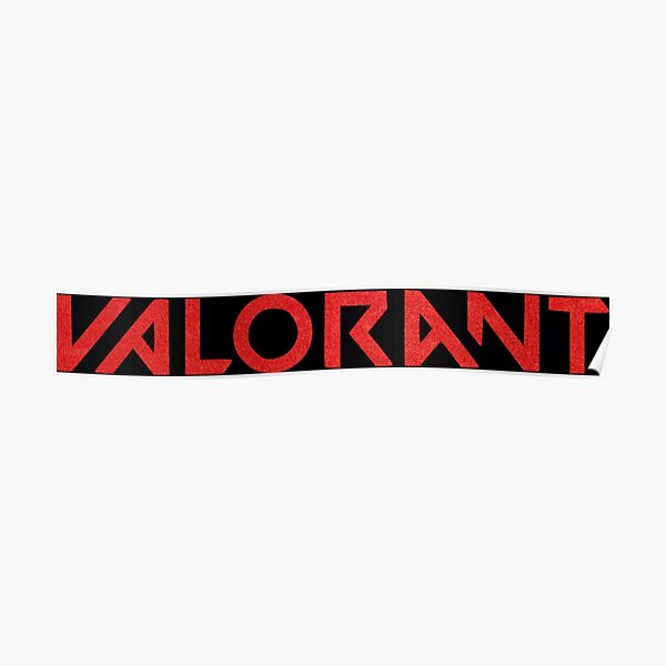 Valorant Logo Posters | Redbubble
