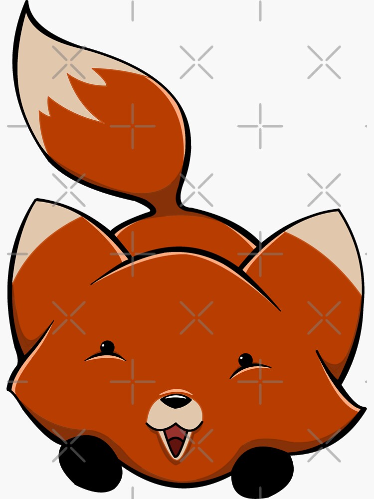 "Foxy Foxie" Sticker for Sale by notanangel81 | Redbubble