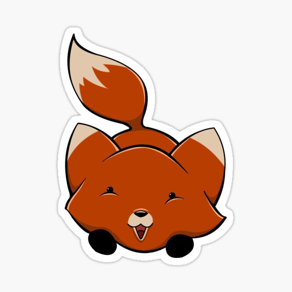 "Foxy Foxie" Sticker for Sale by notanangel81 | Redbubble