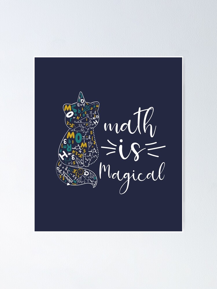 "Maths lovers, Math Teacher simple design" Poster for Sale by Ribsa ...