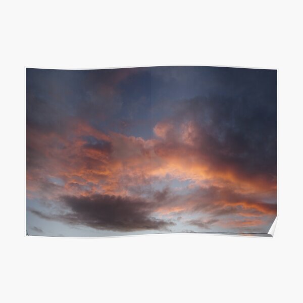"Sun Blushing Wall Art" Poster by SkyEnthusiasts | Redbubble