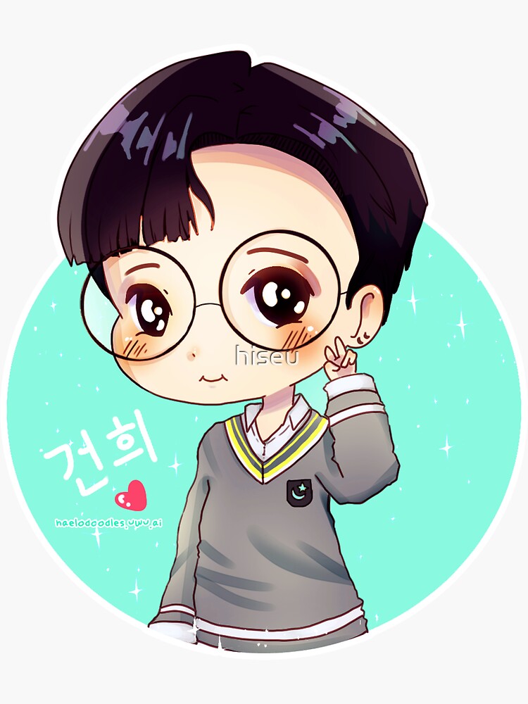 "ONEUS Chibi Keonhee" Sticker for Sale by hiseu | Redbubble
