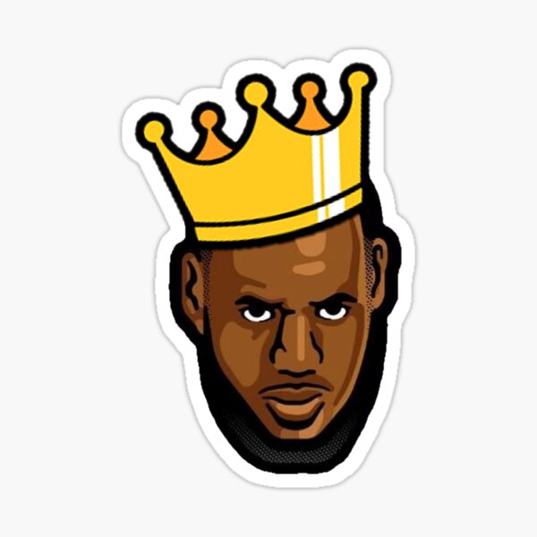 "King James" Sticker for Sale by MattWyne | Redbubble