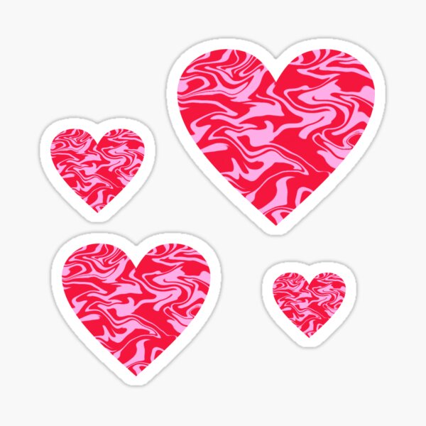 " pink and red marble swirl " Sticker for Sale by Vaishy13 | Redbubble